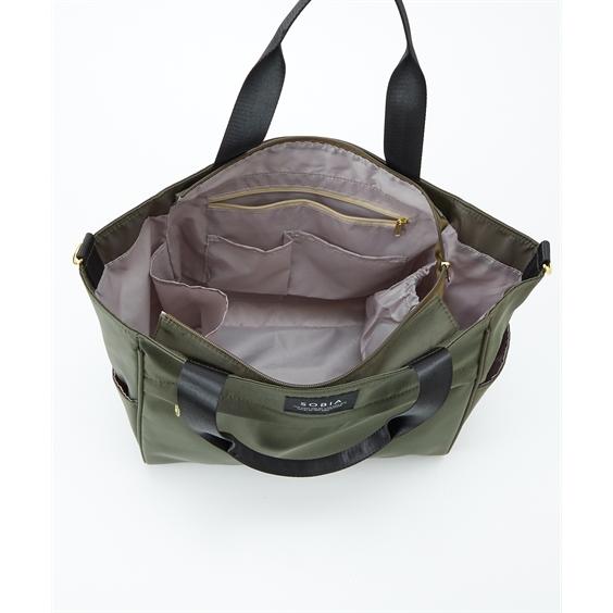 ニッセン バッグ トート レディース polka ポルカポルカ 10ポケットグロスツイル2WAY A4対応 nissen : ニッセン Yahoo!店 - 通販 - Yahoo!ショッピング