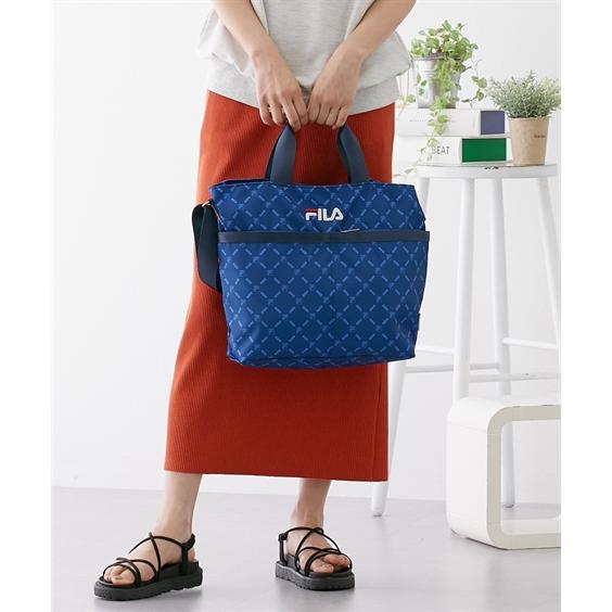 FILA バッグ トート レディース モノグラム2WAY A4対応 ニッセン nissen : ニッセン Yahoo!店 - 通販 - Yahoo!ショッピング