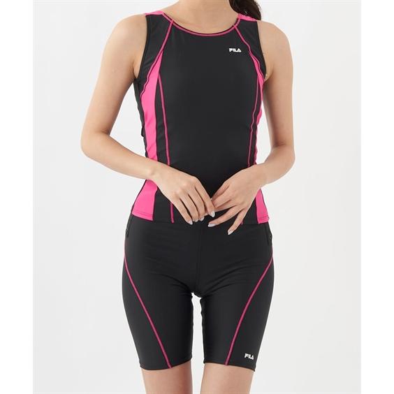 FILA 水着 レディース 配色セパレート フィットネス 水着313201-0 15LL/17LL/19LL ニッセン nissen : ニッセン Yahoo!店 - 通販 - Yahoo ...