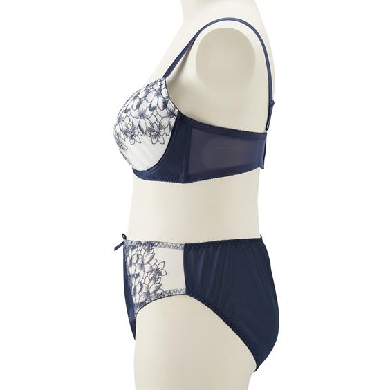 FAIRY（Sincere） ブラジャー ショーツ セット 大きいサイズ レディース フェアリー ラ ブリーフ ラワー E85_3L/E90_4L/F85_3L/F90_4L ニッセン ...