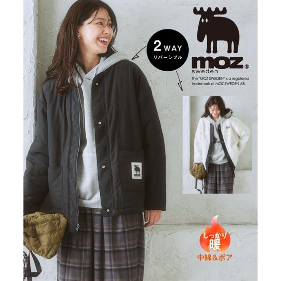 ニッセン アウター 大きいサイズ レディース moz モズ リバーシブル ブルゾン 中綿×ボア 3L/4L/5L/6L nissen : ニッセン Yahoo!店 - 通販 - Yahoo ...