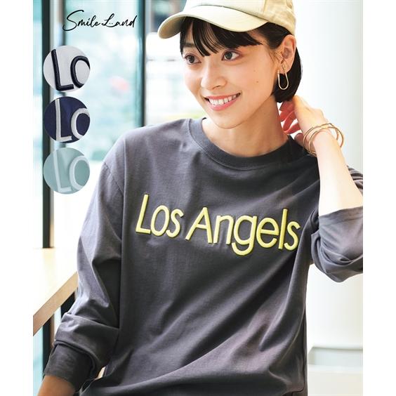 ニッセン Tシャツ カットソー 大きいサイズ レディース 綿100％ 立体ロゴ刺しゅう 長袖 6L/8L/10L nissen : ニッセン Yahoo!店 - 通販 - Yahoo!ショッピング