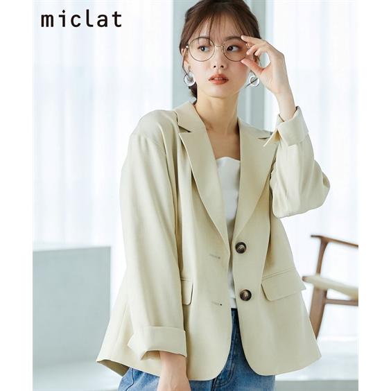 ニッセン 大きいサイズ レディース テーラード ジャケット miclat L/LL/3L/4L/5L nissen : ニッセン Yahoo!店 - 通販 - Yahoo!ショッピング