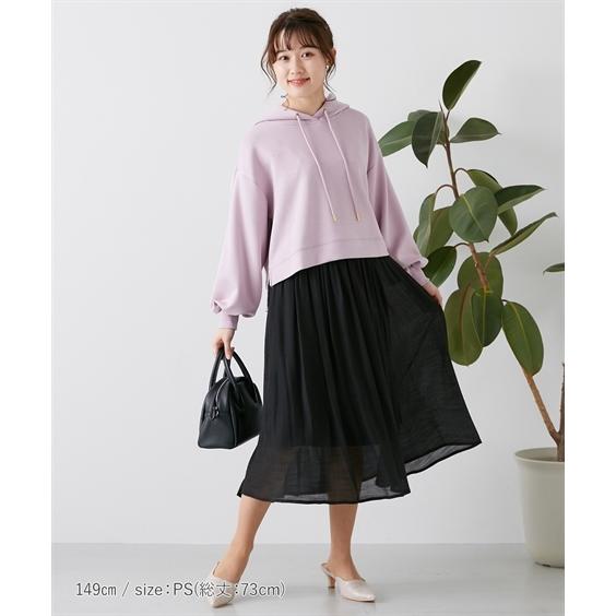 ニッセン ロングスカート 小さいサイズ レディース 楊柳フレア ニッセン ロングスカート 小さいサイズ レディース 楊柳フレア