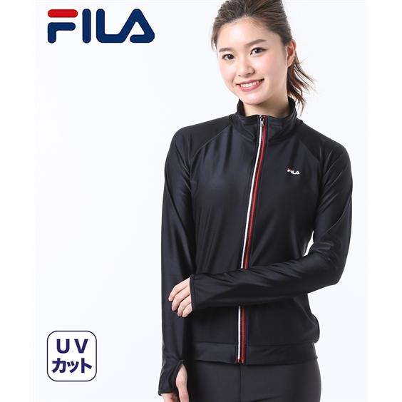 FILA ラッシュガード レディース スタンド 319-236-5 6 おしゃれ S/M/L/LL ニッセン nissen : ニッセン Yahoo!店 - 通販 - Yahoo!ショッピング
