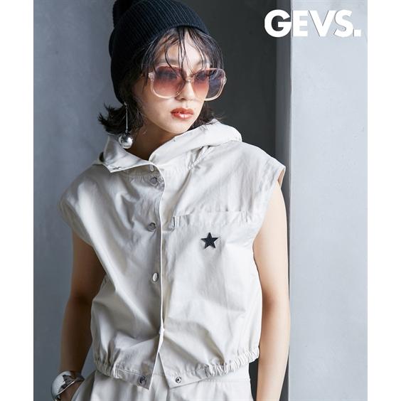 ニッセン ベスト 大きいサイズ レディース ナイロンツイルクロップド丈 パーカー GEVS. 重ね着 レイヤード 6L/8L/10L nissen : ニッセン Yahoo!店 - 通販 ...