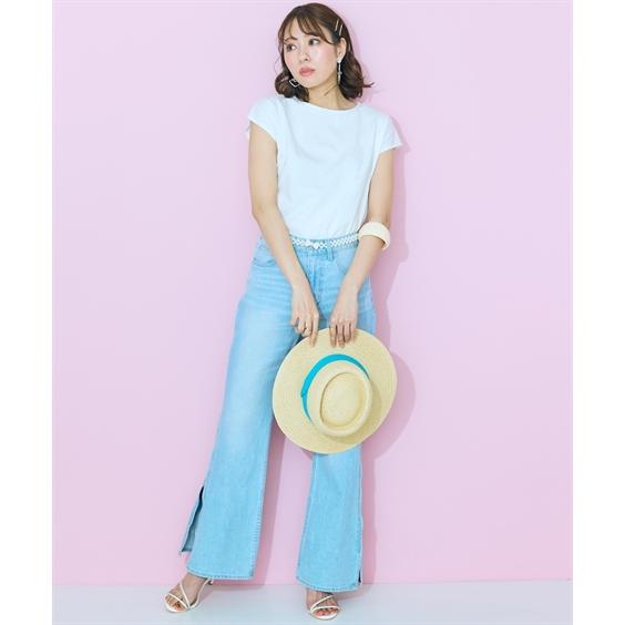 ニッセン Tシャツ カットソー 大きいサイズ レディース フレンチスリーブTシャツ marun L/LL/3L/4L/5L nissen : ニッセン Yahoo!店 - 通販 - Yahoo ...