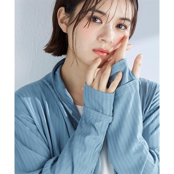 ニッセン カーディガン レディース 持続冷感 UVカット 指穴付トッパー 羽織り S/M/L/LL/3L nissen : ニッセン Yahoo!店 - 通販 - Yahoo!ショッピング