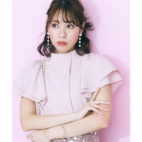 ニッセン シャツ ブラウス 大きいサイズ レディース スタンド カラー フレア marun 6L/8L/10L nissen : ニッセン Yahoo!店 - 通販 - Yahoo!ショッピング