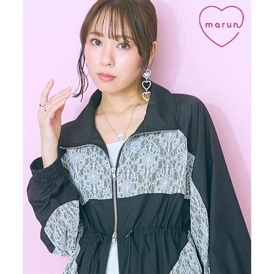 ジャケット アウター 大きいサイズ レディース レース ドッキングナイロン marun 6L/8L/10L ニッセン nissen : zzy4624d0601 : ニッセン Yahoo!店 ...