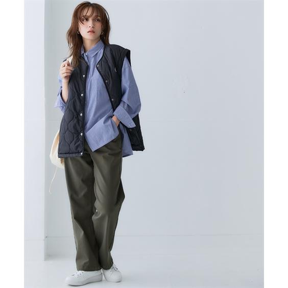 コート アウター レディース moz モズ ベスト になる中わたキルト S/M/L/LL/3L ニッセン nissen : zzy4624e0357 : ニッセン Yahoo!店 - 通販 ...