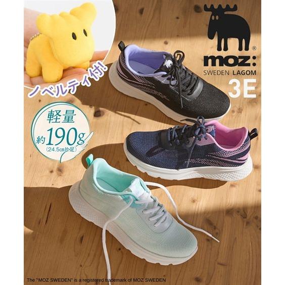 ニッセン レディース ノベルティ付き moz モズ 軽量グラデーション カラー ニット スニーカー ワイズ3E 冬 靴 シューズ 22.5〜25cm nissen : ニッセン Yahoo!店 ...