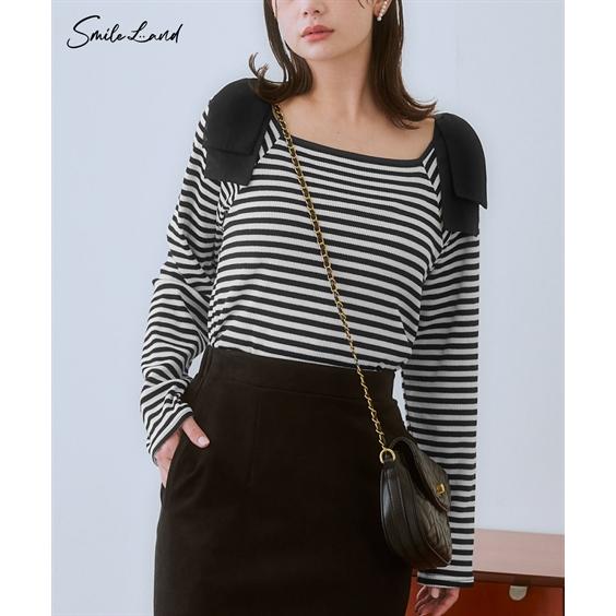 Tシャツ カットソー レディース リボン デザイン テレコ プルオーバー L/LL/3L ニッセン nissen : zzy4625a1145 : ニッセン Yahoo!店 - 通販 ...