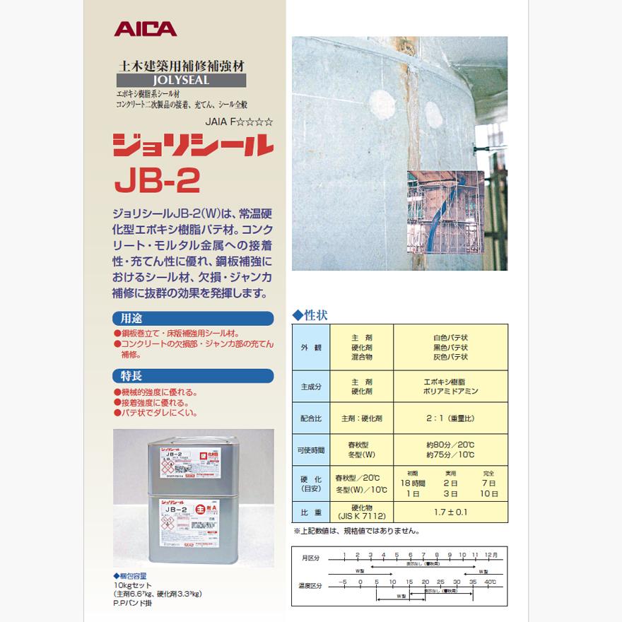 ジョリシール JB-2 10kg（主材・硬化剤）セット アイカ工業 : 日曜左官エムケー工芸 - 通販 - Yahoo!ショッピング