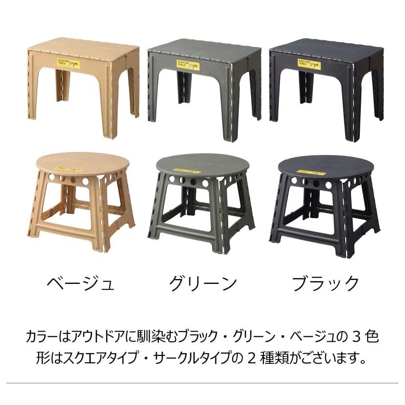 東谷 クラフターテーブル サークル ブラック LFS-414BK : 日曜左官エムケー工芸 - 通販 - Yahoo!ショッピング