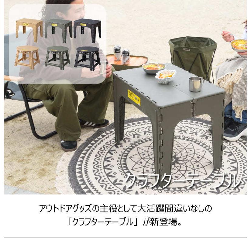 東谷 クラフターテーブル サークル ブラック LFS-414BK : 日曜左官エムケー工芸 - 通販 - Yahoo!ショッピング