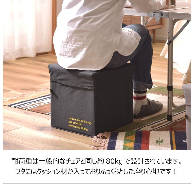 コンテナスツールL ブラック LFS-678BK : lfs-678bk : 日曜左官エムケー工芸 - 通販 - Yahoo!ショッピング