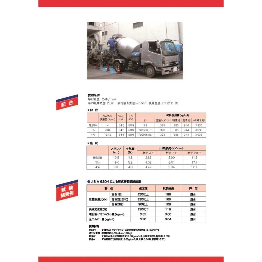 マノール防凍剤NAC-M 16L／缶 株式会社マノール : 日曜左官エムケー工芸 - 通販 - Yahoo!ショッピング