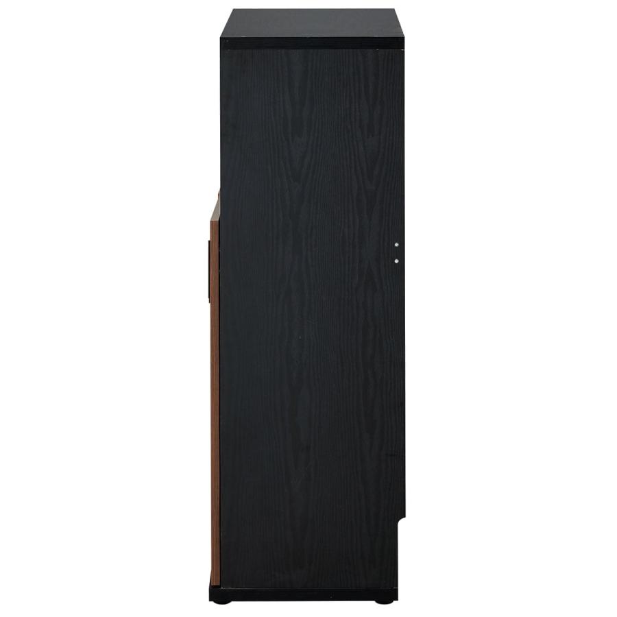 ニトリ 木製キャビネット(ブリザ2 E フル扉 3段 BK/MBR) : ニトリ Yahoo!店 - 通販 - Yahoo!ショッピング