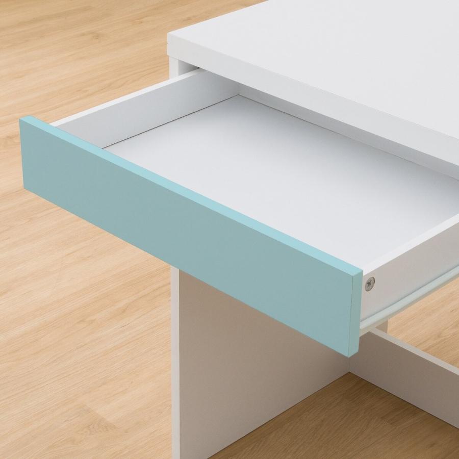 コンパクトデスク+上棚＋シェルフセット(ES23 WH/TBL) ニトリ : 0000006545142-2110800002611 : ニトリ Yahoo!店 - 通販 - Yahoo!ショッピング