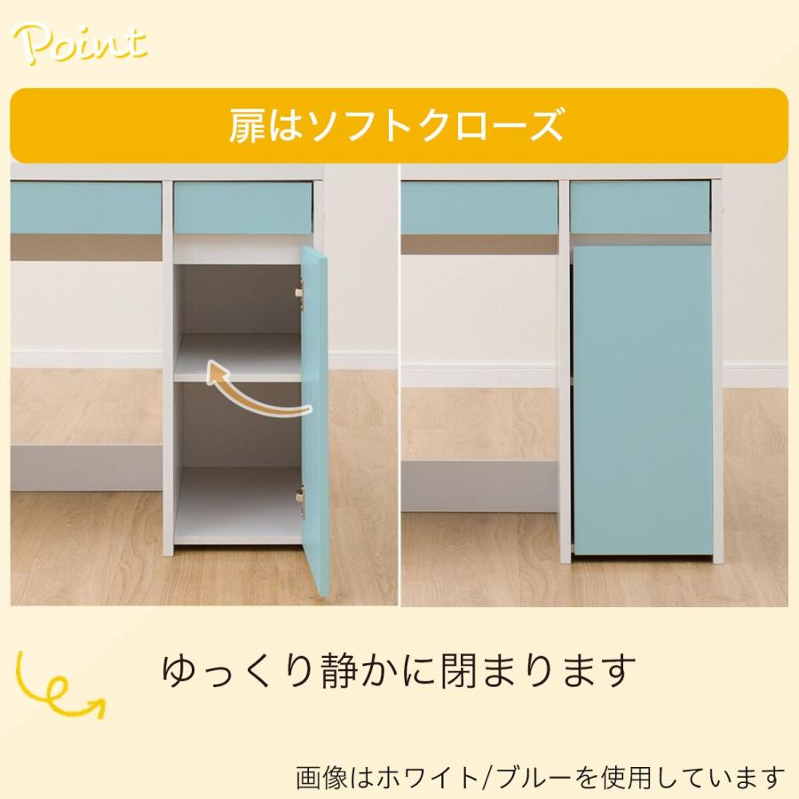 コンパクトデスク+上棚＋ワゴン＋シェルフセット(ES23 BK) ニトリ : 0000006545144-0000000000004 : ニトリ Yahoo!店 - 通販 - Yahoo!ショッピング