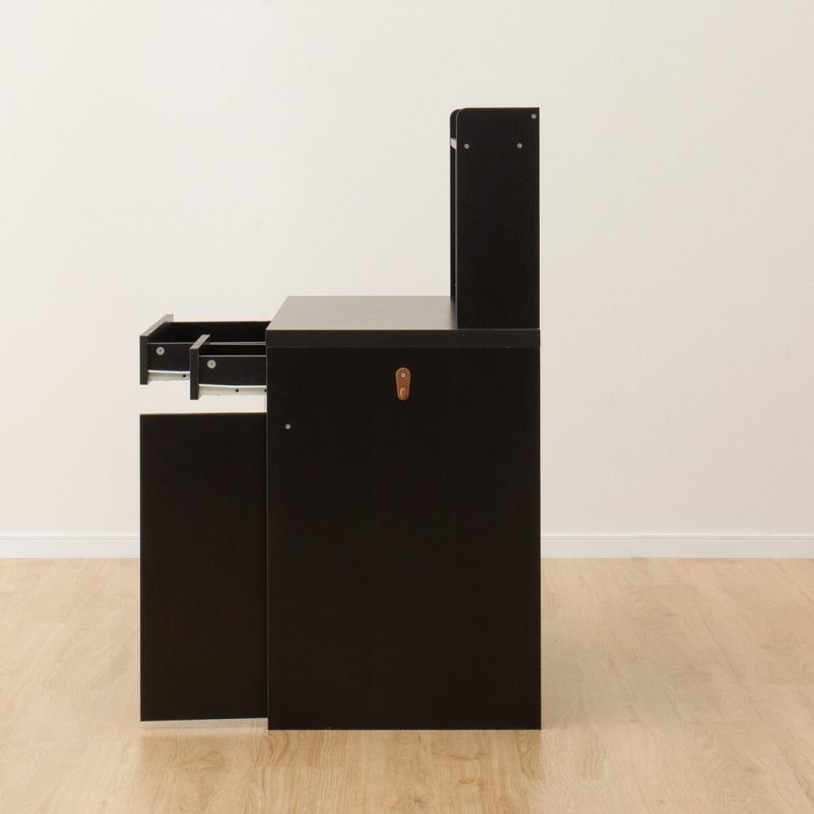 ニトリ コンパクトデスク+上棚＋シェルフセット(ES23 BK) : ニトリ Yahoo!店 - 通販 - Yahoo!ショッピング