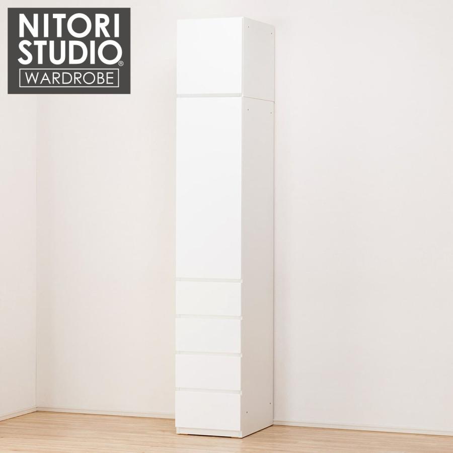 シェルフチェスト上置セット(ポルテD 40SC-R WH/ポルテD 40U-R WH) たんす タンス ニトリ :0366104-0366116:ニトリ Yahoo!店 - 通販 ...