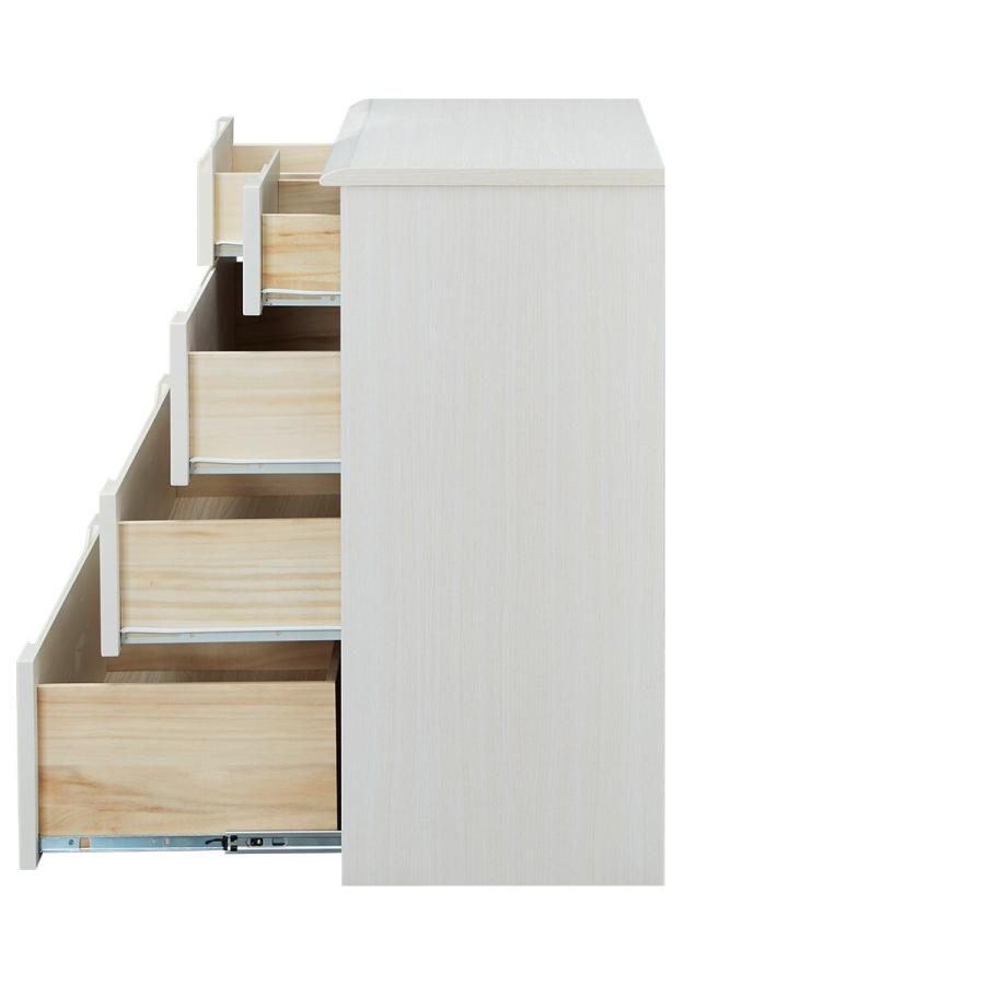 ニトリ 天然木 ローチェスト(KW-301 80-4 WW) タンス : ニトリ Yahoo!店 - 通販 - Yahoo!ショッピング