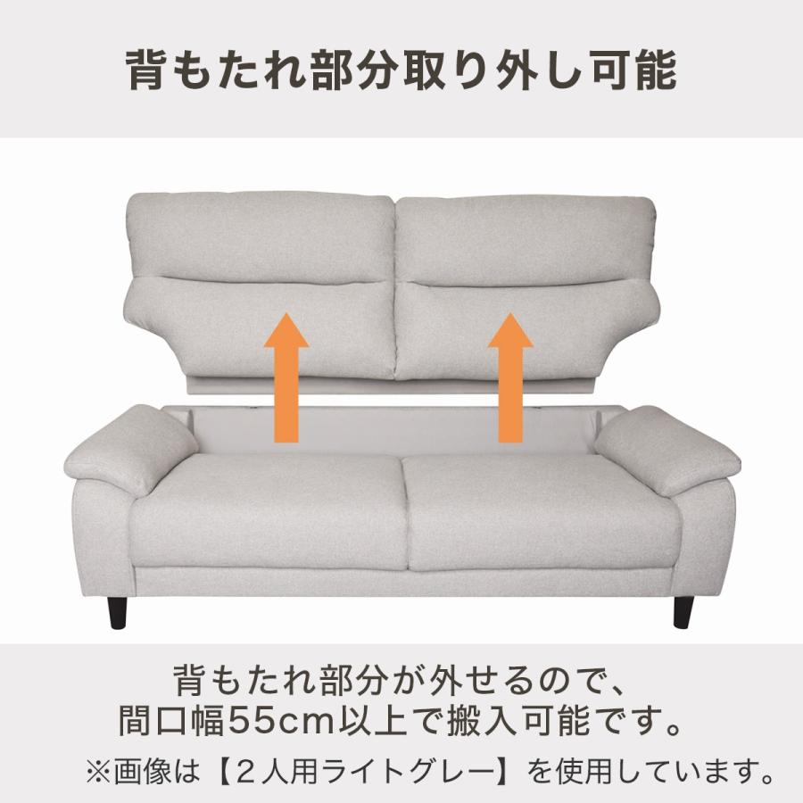 3人用布張りソファ(MK02 KD MO) ニトリ :1150174:ニトリ Yahoo!店 - 通販 - Yahoo!ショッピング