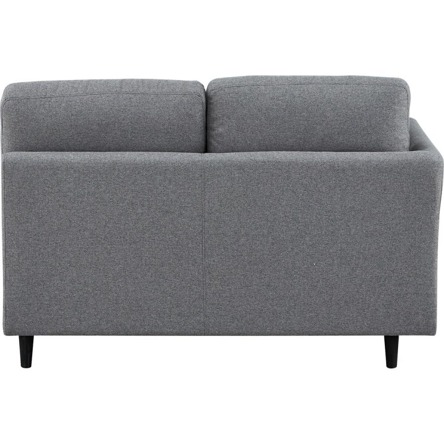 傷・汚れに強い片肘2人用布張りソファ(CS01 右肘 Nシールド布 H-DGY) ニトリ :1157706:ニトリ Yahoo!店 - 通販 - Yahoo!ショッピング