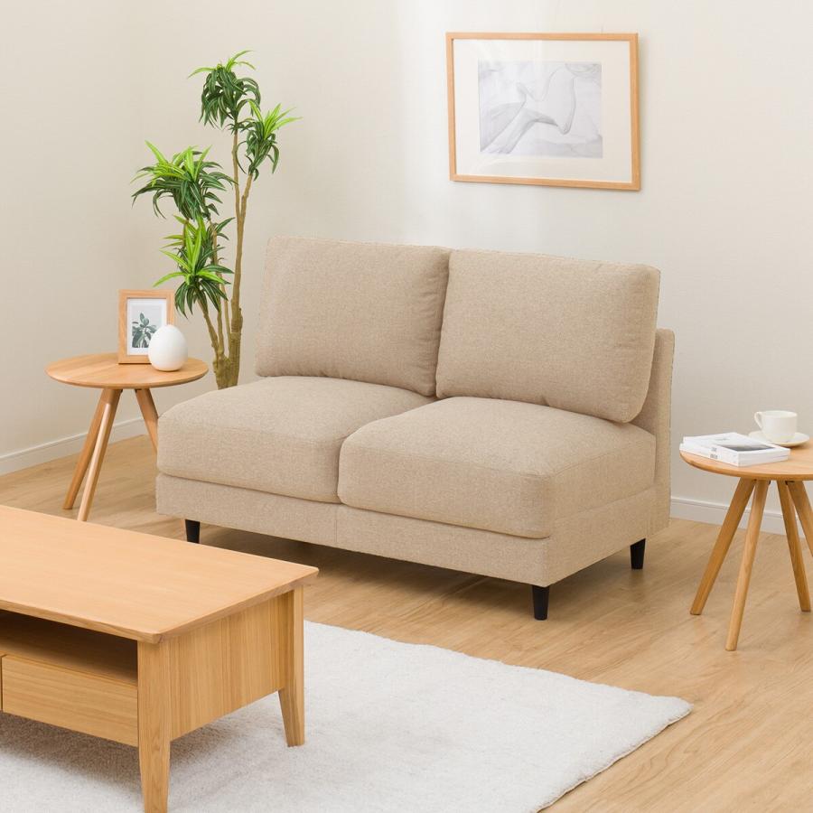 ソファー ソファ 肘無し2人掛け布張りソファ(CS01 H-BE) ニトリ : 1157732 : ニトリ Yahoo!店 - 通販 - Yahoo!ショッピング