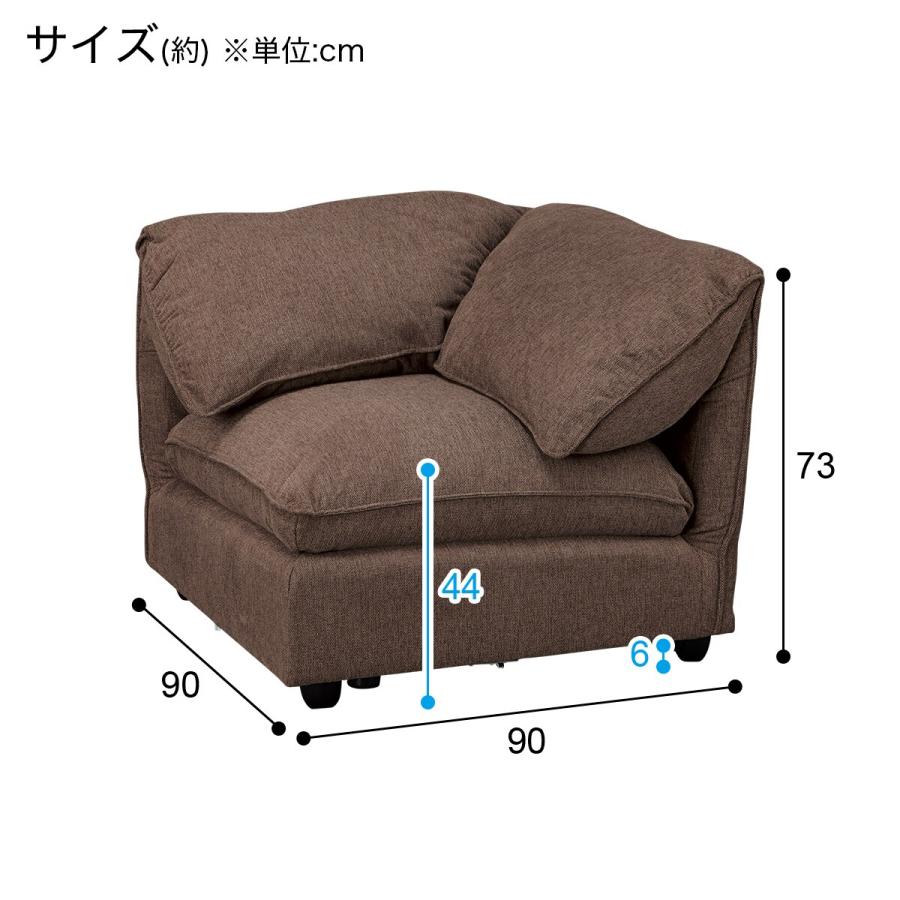 ニトリ ソファー ソファ 布張りコーナーソファ(MK04 DBR) : ニトリ Yahoo!店 - 通販 - Yahoo!ショッピング