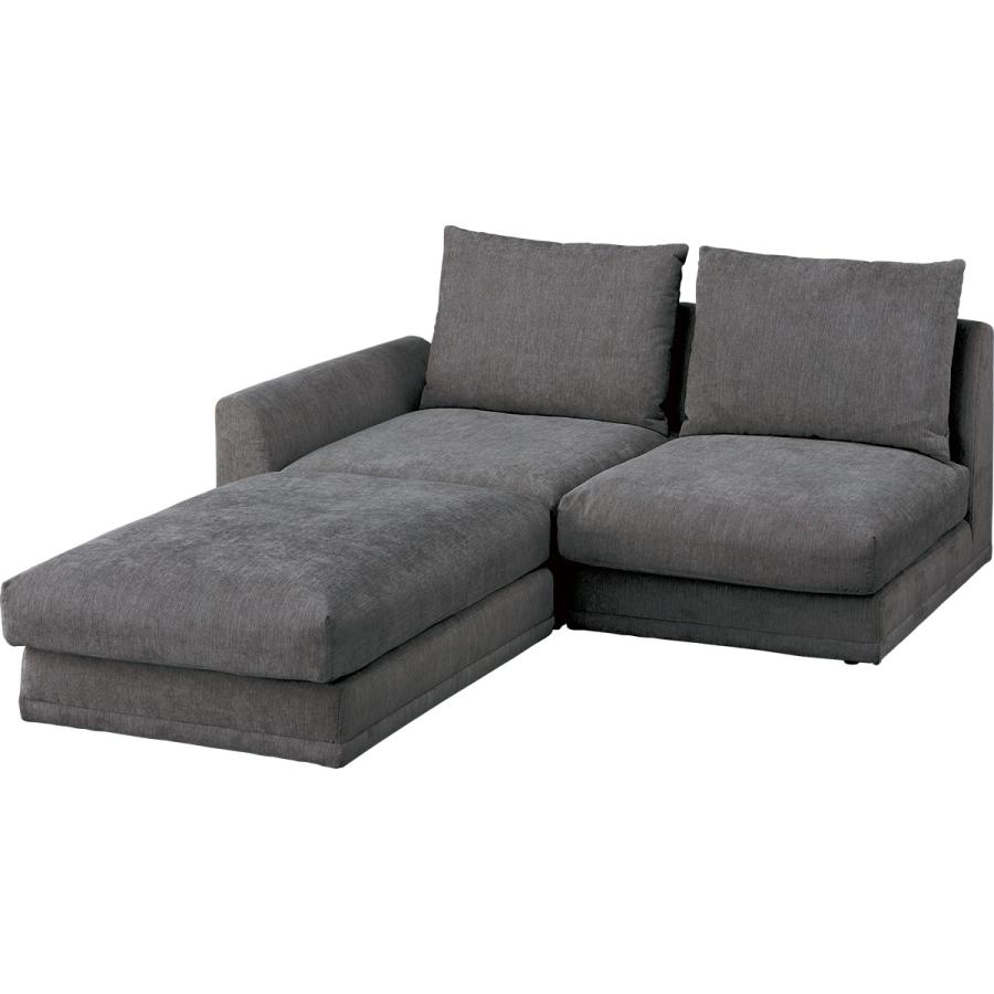 片肘3人用布張りローソファ(HM04 DGY) ニトリ : 1159720 : ニトリ Yahoo!店 - 通販 - Yahoo!ショッピング