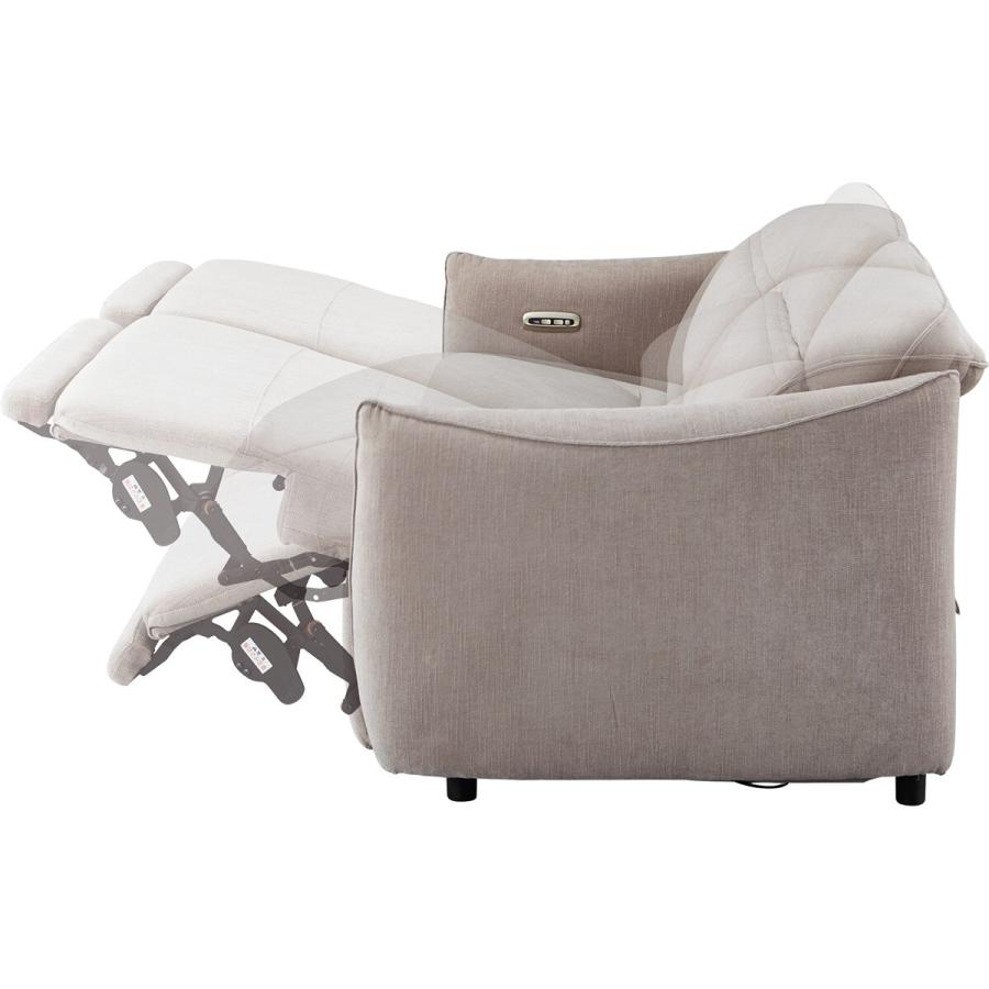 ニトリ 3人掛け電動布張りリクライニングソファ(LE09 2M BE) : ニトリ Yahoo!店 - 通販 - Yahoo!ショッピング