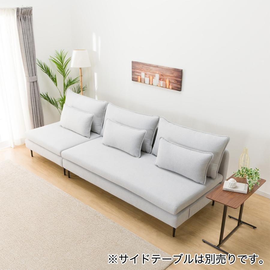 ニトリ ソファー ソファ 布張り4人掛けソファ 肘なし(3P/1P MS01 AQ-LGY) : ニトリ Yahoo!店 - 通販 - Yahoo!ショッピング