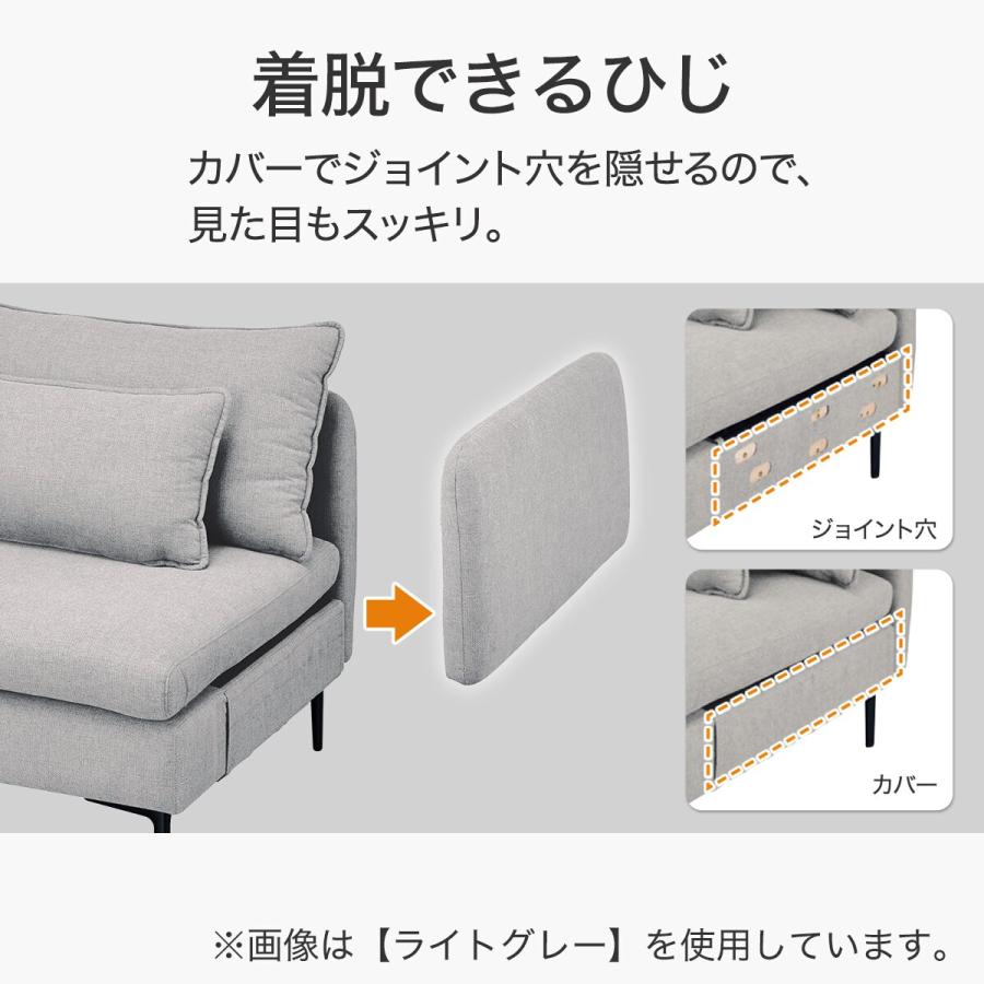 布張り4人用ソファ 肘あり(3P/1P MS01 NシールドAQ-LGY) ニトリ :1170335-1170336-1170338:ニトリ Yahoo!店 - 通販 - Yahoo!ショッピング