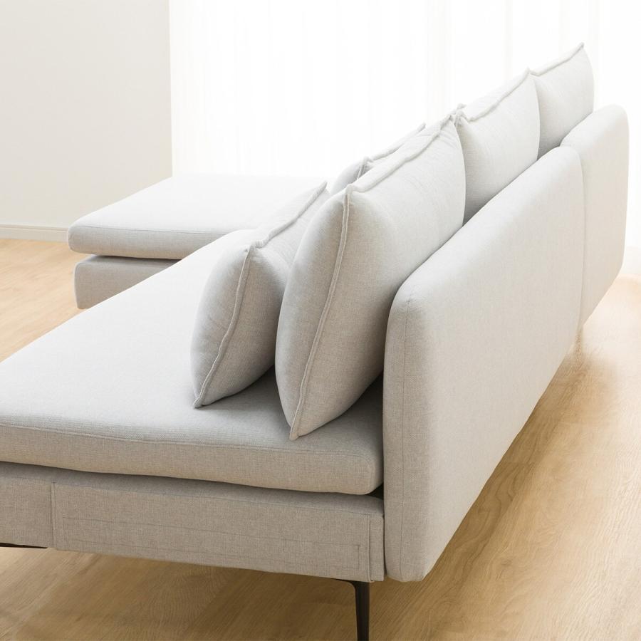 傷・汚れに強いファブリック 布張りカウチソファ肘なし(MS01 Nシールド AQ-LGY) ニトリ :1170720:ニトリ Yahoo!店 - 通販 - Yahoo!ショッピング