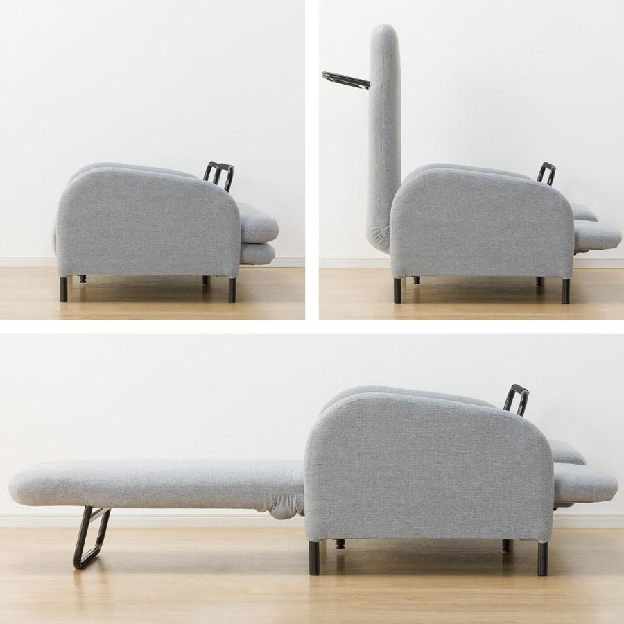 ニトリ カウチソファにもなるソファベッド 2人掛け (XL01 GY ニトリ カウチソファにもなるソファベッド 2人掛け (XL01 GY