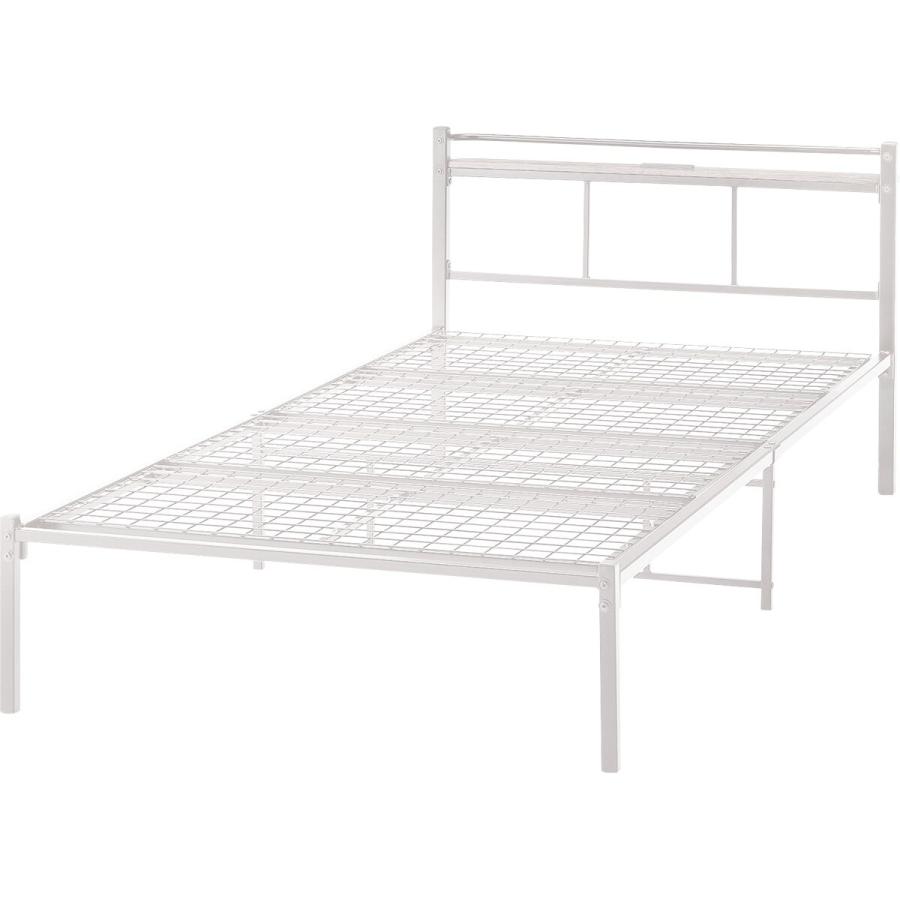 44％割引セットアップ シングルパイプベッド(バジーナC-STN JY WH シングルベッド ベッド/マットレス-OTA.ON.ARENA.NE.JP