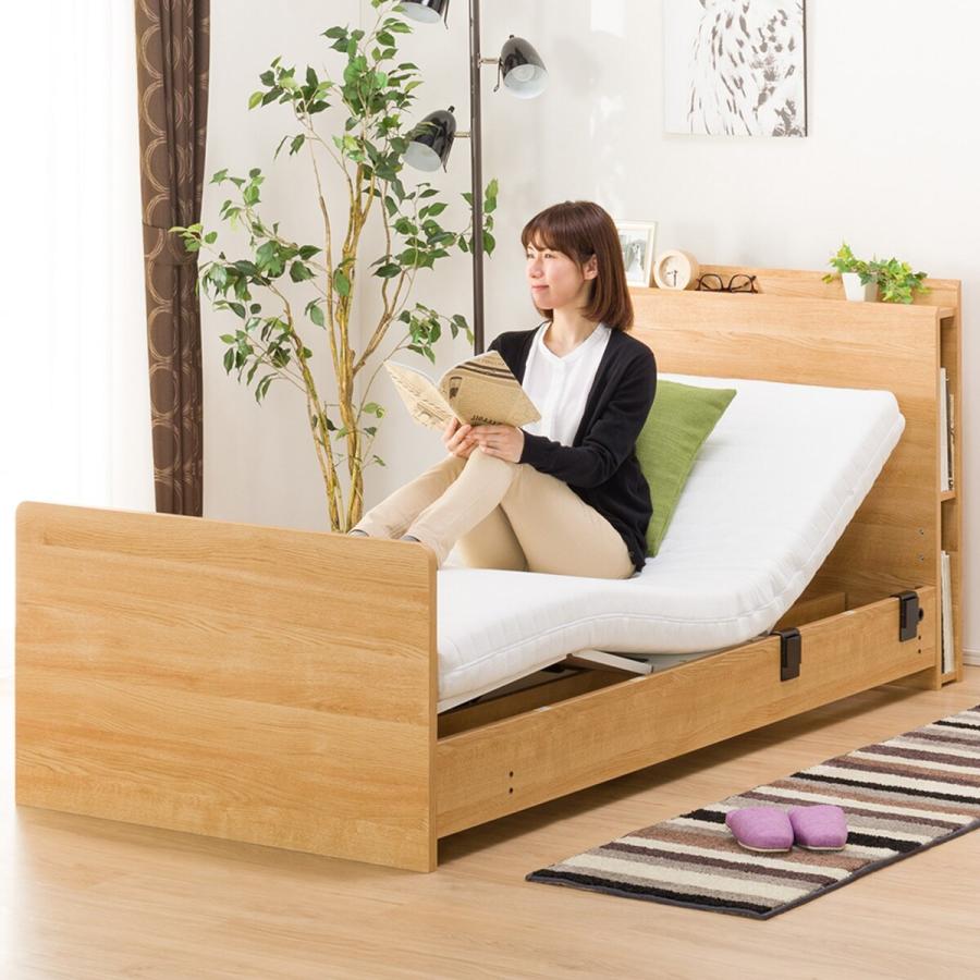 数量限定!特売 非課税 電動シングルベッドフレーム マットレス サイドガード1本セット(カイト3 2M02 MBR E5) ニトリ リール - seniorwings.jpn.org