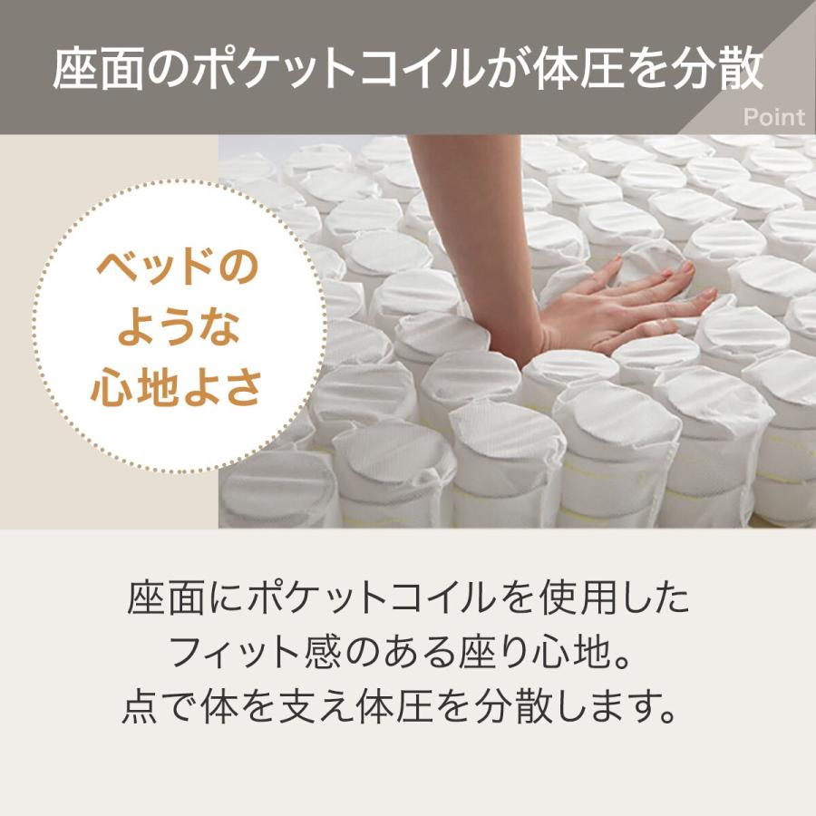 ニトリ 2人掛け布張りソファ(Nポケット BS12 S-LO AQ-DBL) 期間限定価格：9/24まで : ニトリ Yahoo!店 - 通販 - Yahoo!ショッピング