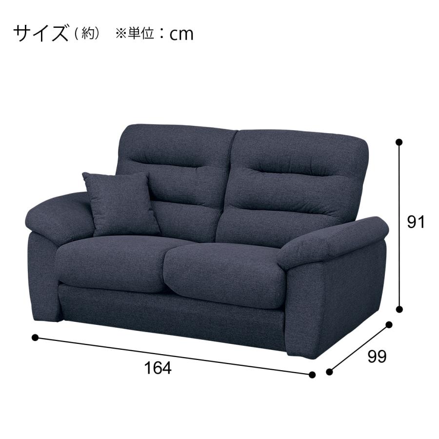 2人掛け布張りソファ(Nポケット BS12 S-LO Nシールド AQ-DBL) ニトリ : 2110300002944 : ニトリ Yahoo!店 - 通販 - Yahoo!ショッピング