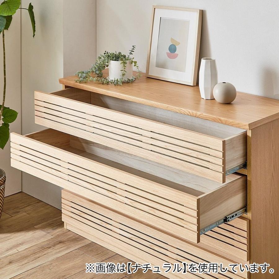 ニトリ 天然木工芸突板ローチェスト 深引（120 WAL） : ニトリ Yahoo!店 - 通販 - Yahoo!ショッピング