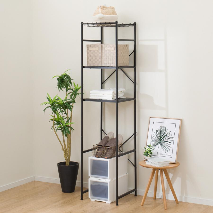 ニトリ（NITORI） 高さのあるシェルフラック(BN002 BK 46cm幅) : ニトリ Yahoo!店 - 通販 - Yahoo!ショッピング