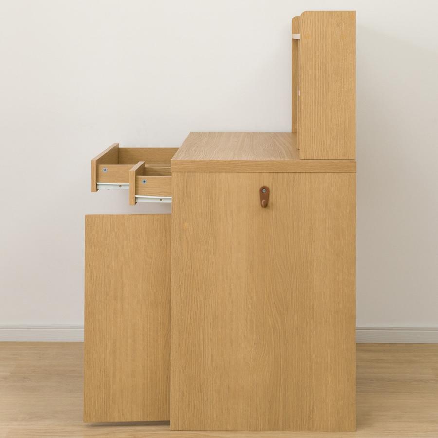 コンパクトデスク+上棚セット(ES23 LBR) ニトリ : 2110800002734-2110800002741 : ニトリ Yahoo!店 - 通販 - Yahoo!ショッピング