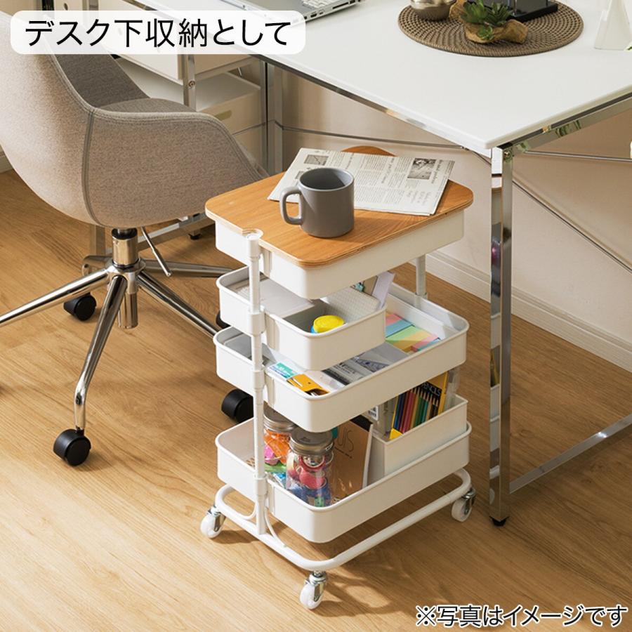 高さ調整ができるスチールワゴン トロリ4 コンパクト(ホワイト) ニトリ :2111200003826:ニトリ Yahoo!店 - 通販 - Yahoo!ショッピング