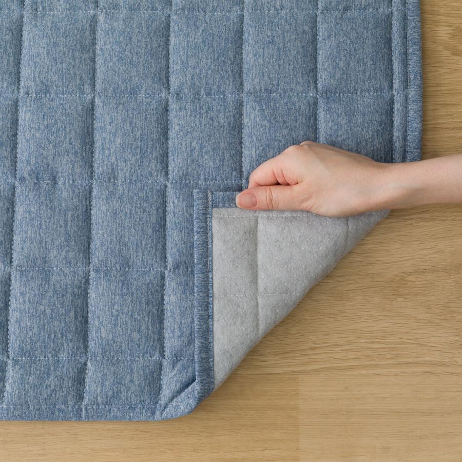 ニトリ 洗える接触冷感キルトラグ(Nクールg BL MX32 185X185) : ニトリ Yahoo!店 - 通販 - Yahoo!ショッピング