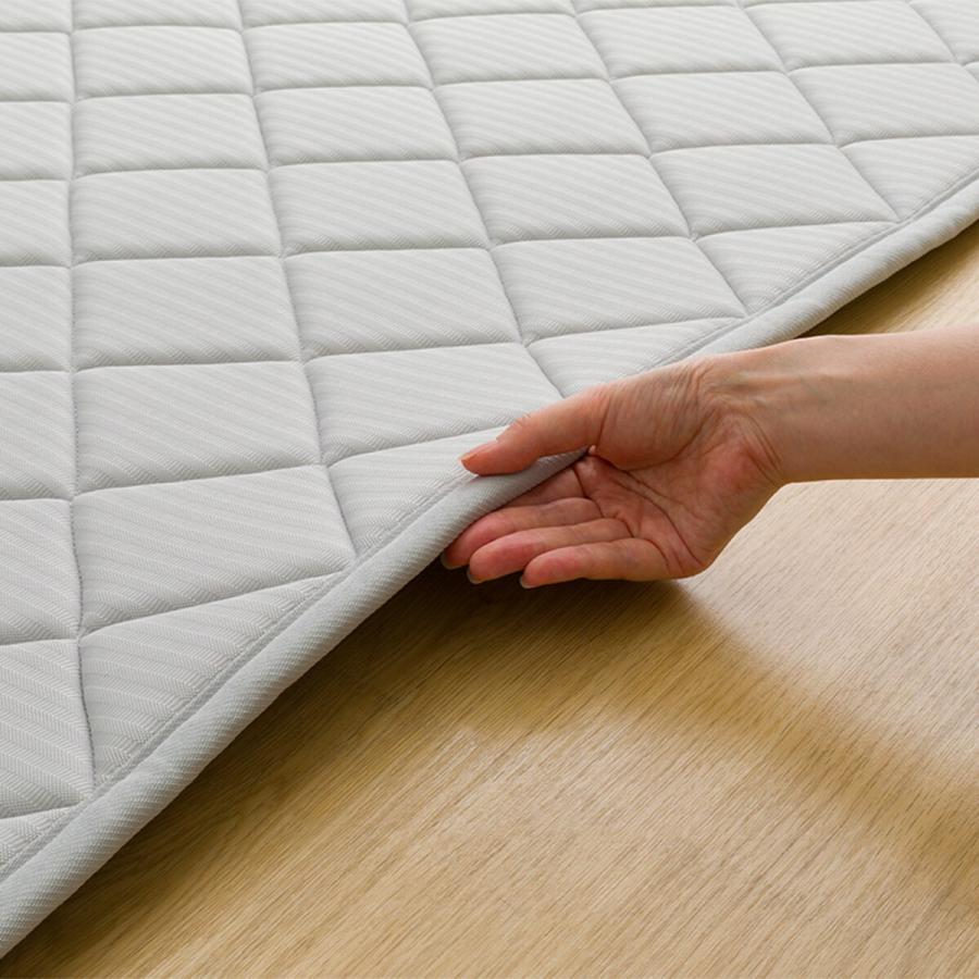 ニトリ 15mmウレタン入り 接触冷感+防汚加工ラグ(NクールSPgJa GY MX36 185X185) : ニトリ Yahoo!店 - 通販 - Yahoo!ショッピング