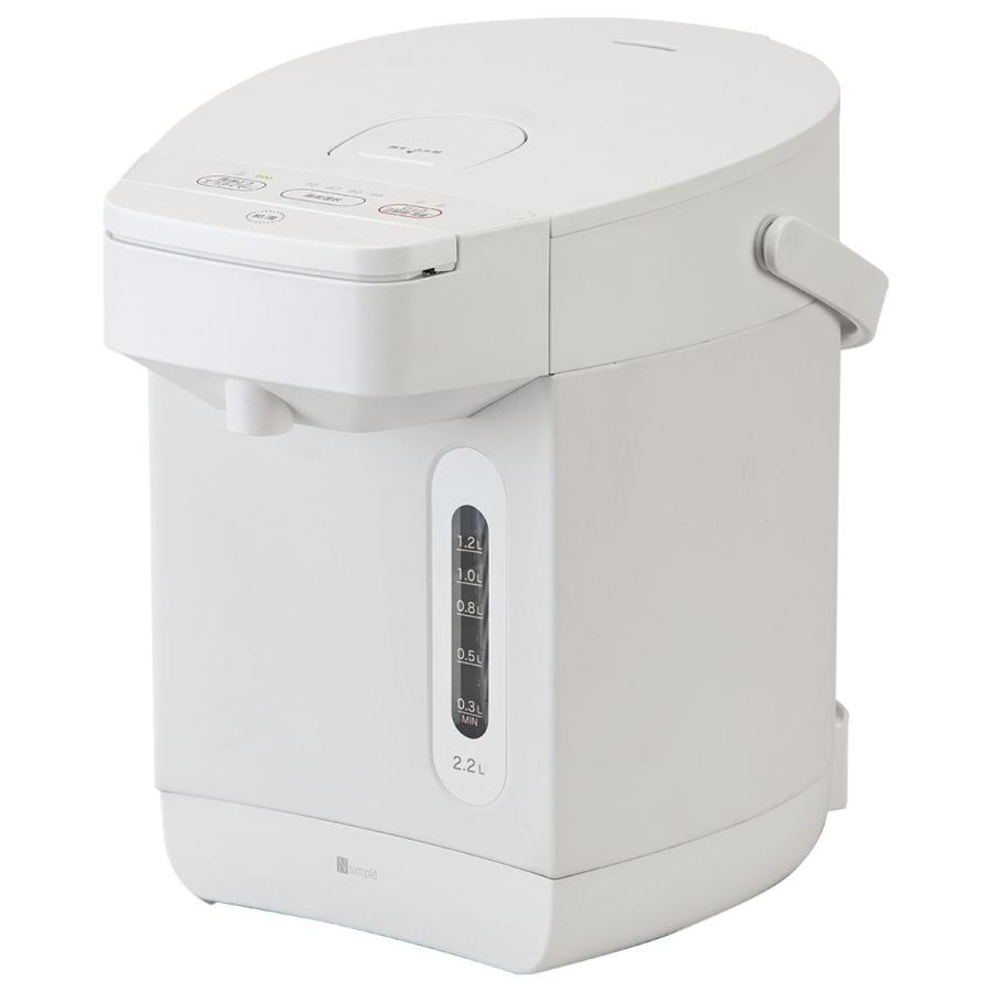 電気ジャーポット 2.2L (BC2C01 ホワイト) ニトリ : 2113400001244 : ニトリ Yahoo!店 - 通販 - Yahoo!ショッピング