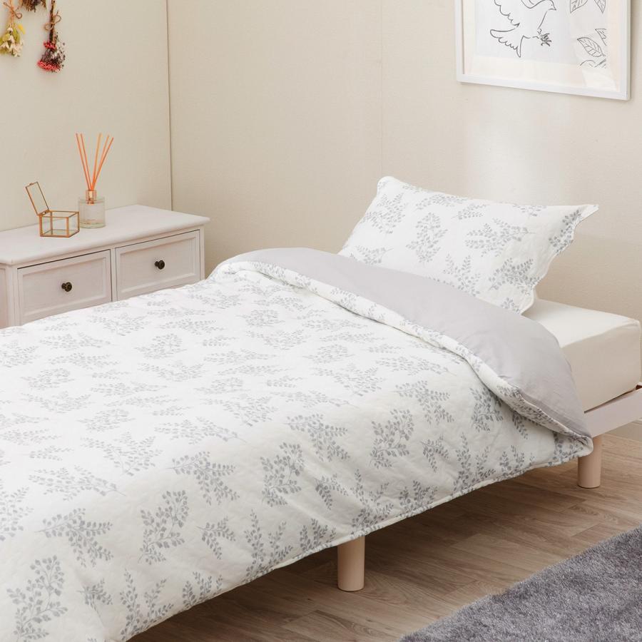 ニトリ 掛ふとんカバー ダブル(NS10 リーフガラ) デコホーム : ニトリ Yahoo!店 - 通販 - Yahoo!ショッピング